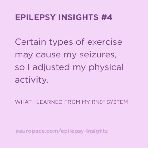 How exercise affected seizures