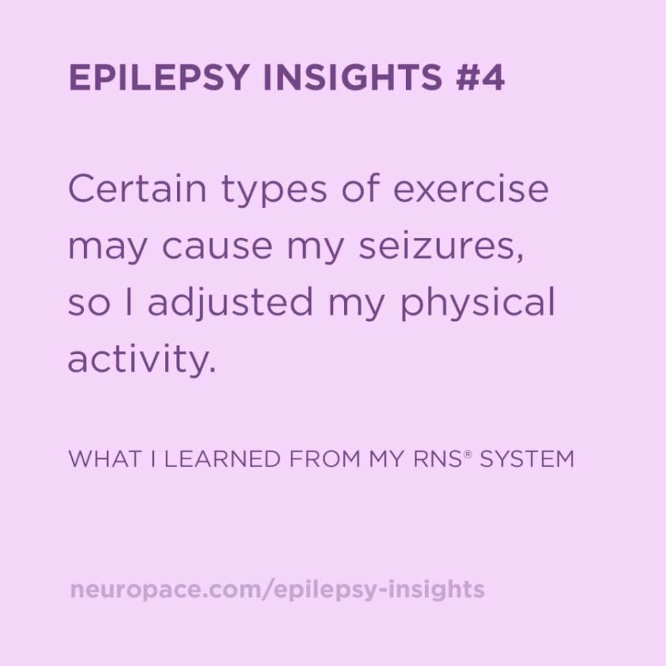 How exercise affected seizures